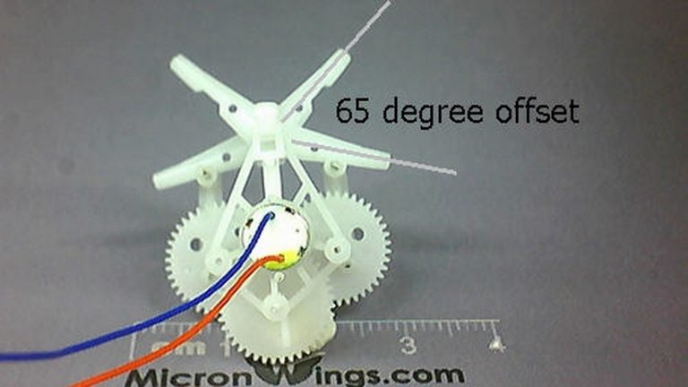 Gearbox 6mm Ornithopter With Shaft and Fittings – MicronWings