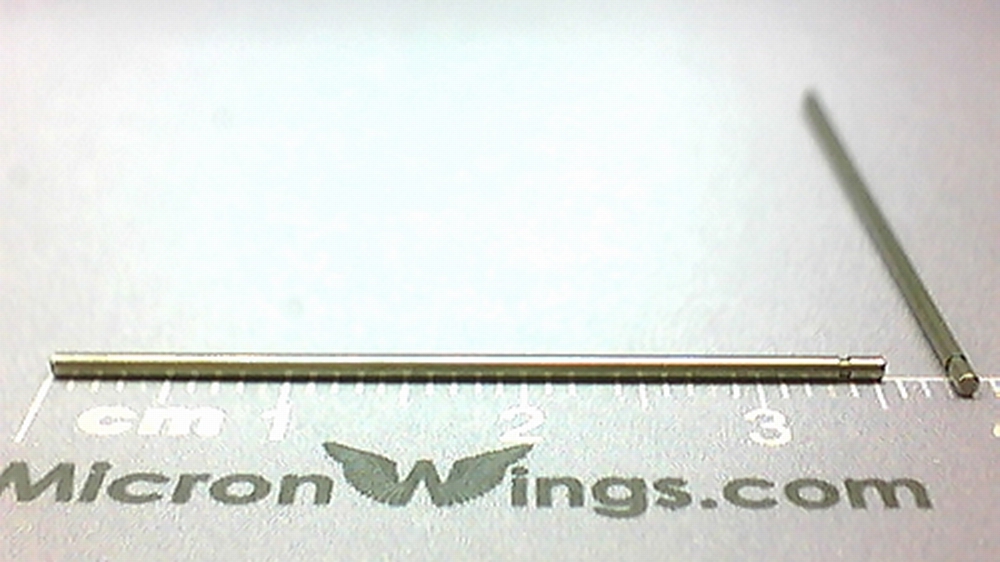 Shaft 0.97mm Dia 35mm With Retainer Groove (Pack of 3) – MicronWings