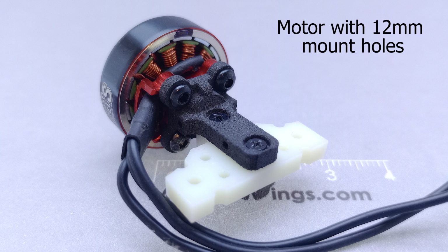 Motor Mount Adapter 9mm and 12mm with Base – MicronWings